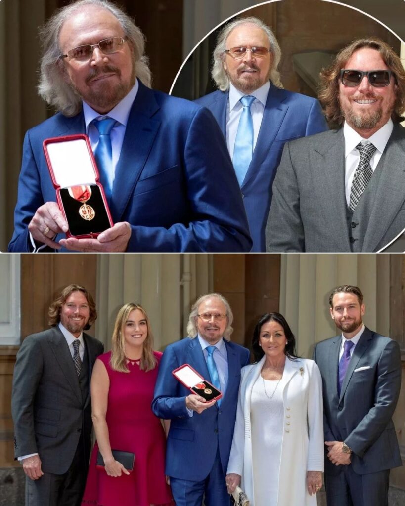 Bee Gees Star Sir Barry Gibb Receives His Knighthood From Prince ...